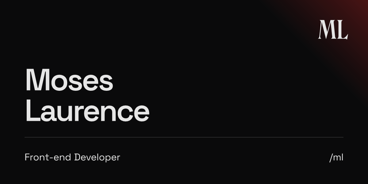 Software Developer · ML